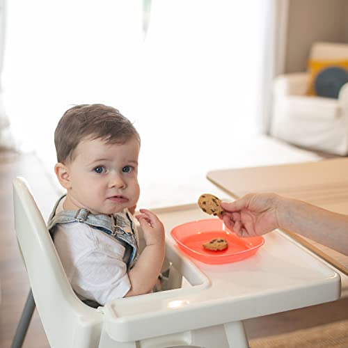 Dr. Brown's Stackable Plate Set for Toddlers and Babies, BPA Free - 3-Pack, 4m+