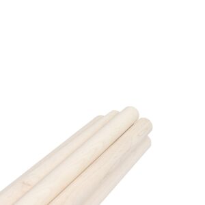 Pennsylvania Woodworks Maple Wooden Dowel Rods - Solid Hardwood Sticks for Crafting, Macrame, DIY & More - White, Unfinished Wood Dowels - Sanded Smooth, Kiln Dried - (3/4" x 12”, 10 Pack)