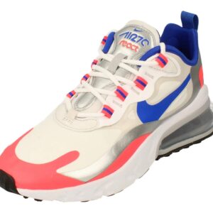 Nike Womens Air Max 270 React Running Trainers CW3094 Sneakers Shoes (UK 7 US 9.5 EU 41, White Racer Blue Flash Crimson 100)