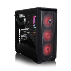 clx set vr-ready gaming desktop - liquid cooled intel core i9 10900kf 3.7ghz 10-core processor, 32gb ddr4 memory, geforce rtx 3070 8gb gddr6 graphics, 960gb ssd, 4tb hdd, wifi, windows 11 home 64-bit,black