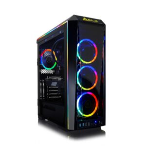 clx set - liquid cooled intel core i9 10900kf 3.7ghz 10-core processor, 64gb ddr4 memory, geforce rtx 3080 10gb gddr6x graphics, 1tb ssd, 6tb hdd, wifi, windows 11 home 64-bit