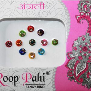 IS4A 10 Pack Bindi for Women, Bindi Jewelry Forehead, Indian Bindi, Bindi Face Jewels Multicolored Face Bindi Stickers