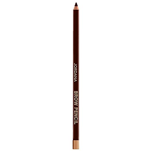 Jordana Best Brow Pencil-Defines and fills-Long-Lasting - (DARK BROWN)