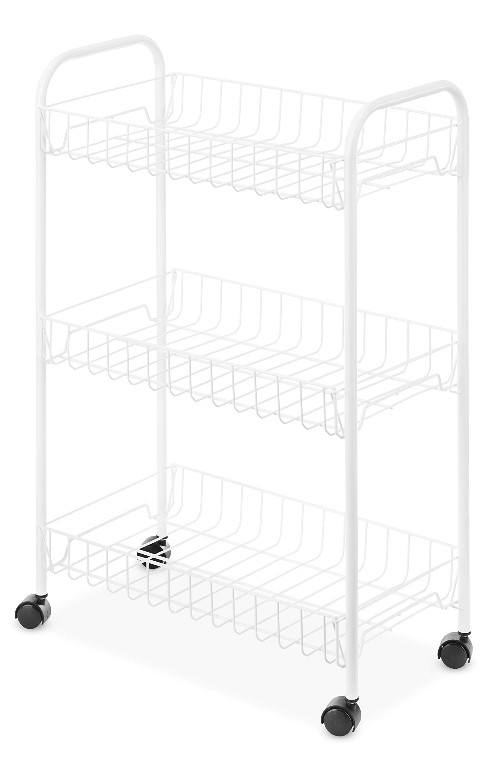 Whitmor Small Household Cart, White