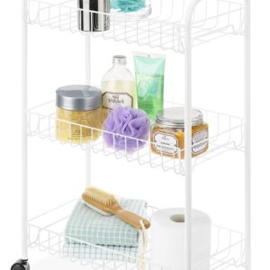 Whitmor Small Household Cart, White