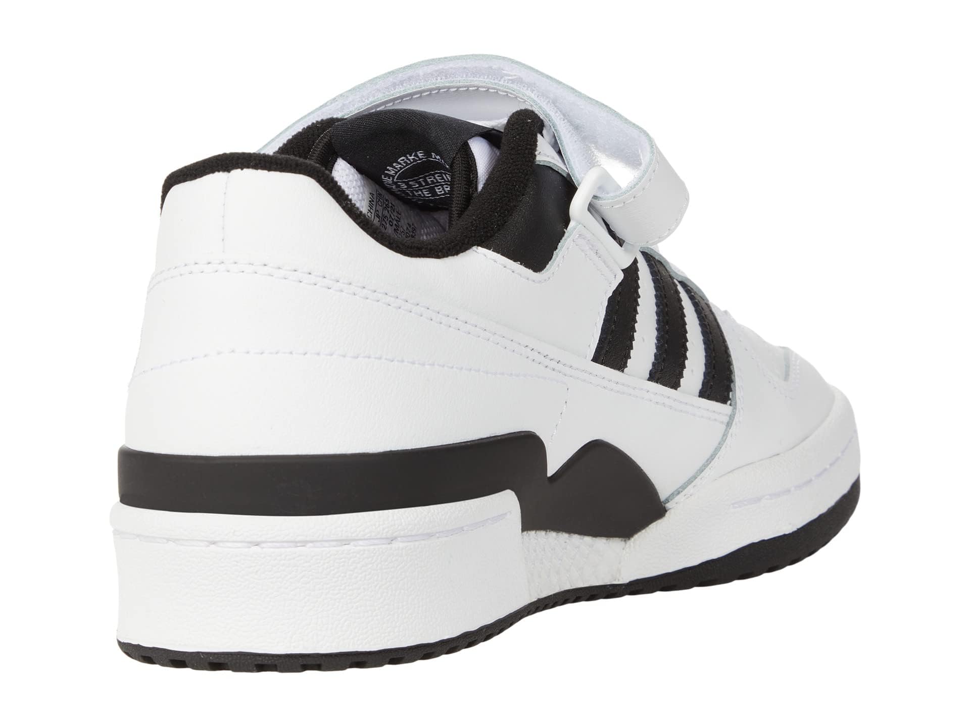 adidas Men's Forum Low Sneaker, White/White/Black, 11