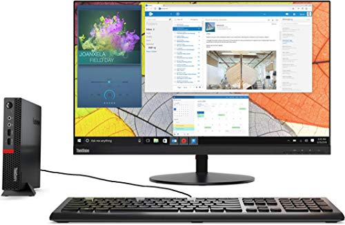 Lenovo ThinkCentre M910Q Tiny Desktop Computer, Intel Core i7-6700T Upto 3.6GHz, 32GB RAM, 256GB NVMe SSD, 4K 3-Monitor Support DisplayPort, HDMI, AC Wi-Fi, Bluetooth - Windows 10 Pro (RENEWED)