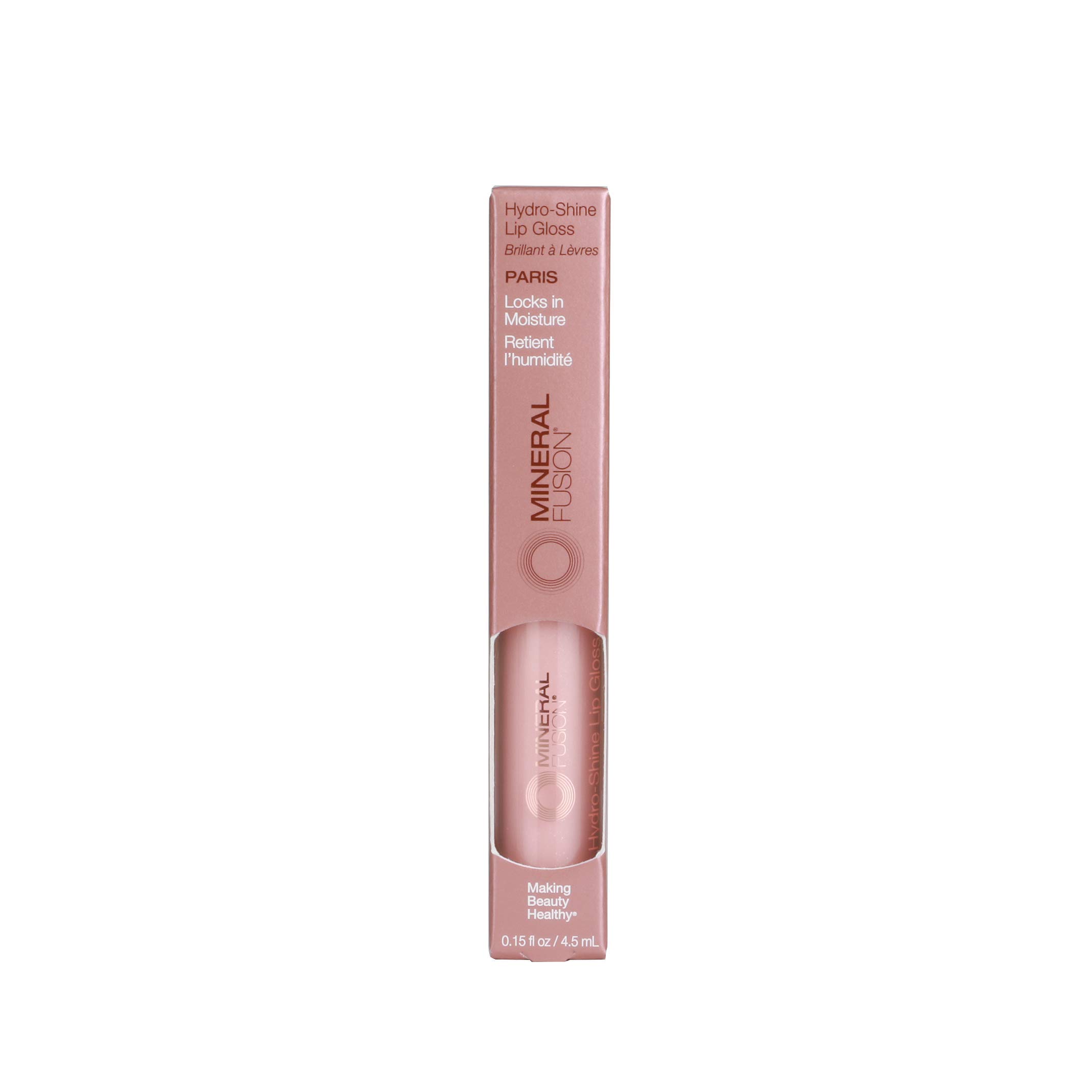 Mineral Fusion Hydro-Shine Lip Gloss, Paris, 0.15 Ounces