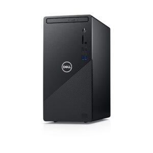 dell inspiron desktop 3880 - intel core i3 10th gen, 8gb memory, 1 tb drive, windows 10 home (latest model) - black (renewed)