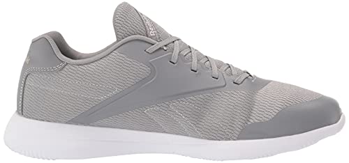 Reebok Women's Stridium Walking Shoe, Pure Grey/White/Quartz Metallic, 6.5