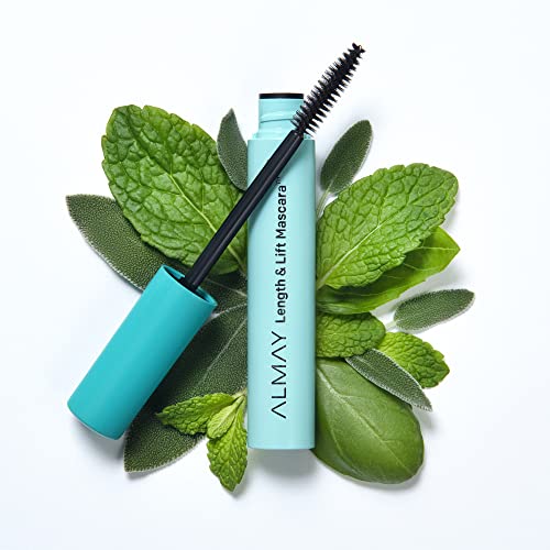 Almay Waterproof Lenghthening Mascara, Volume &, Lift, Eye Makeup, Hypoallergenic and-Fragrance Free, 030 Waterproof Black Brown, 0.24 Fl Oz