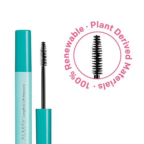 Almay Waterproof Lenghthening Mascara, Volume &, Lift, Eye Makeup, Hypoallergenic and-Fragrance Free, 030 Waterproof Black Brown, 0.24 Fl Oz