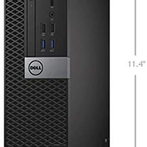 Dell Optiplex 7040 SFF Desktop PC, Intel Quad-Core i7-6700 4.0 GHz, 32GB RAM, 256GB NVMe SSD, HD Graphics 530 4K, DisplayPort, HDMI, AC Wi-Fi, Bluetooth - Windows 10 Pro (Renewed)