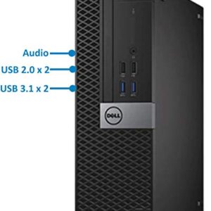 Dell Optiplex 7040 SFF Desktop PC, Intel Quad-Core i7-6700 4.0 GHz, 32GB RAM, 256GB NVMe SSD, HD Graphics 530 4K, DisplayPort, HDMI, AC Wi-Fi, Bluetooth - Windows 10 Pro (Renewed)