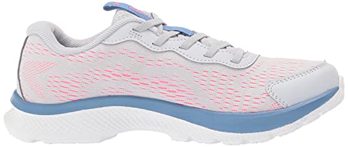 Under Armour Girls Pre School Bandit 7 Running Shoe, Halo Gray (101)/White, 1