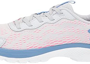 Under Armour Girls Pre School Bandit 7 Running Shoe, Halo Gray (101)/White, 1