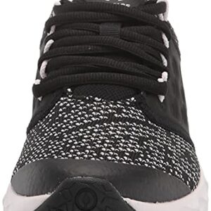 Under Armour Girls' Grade School Charged Vantage Knit, Black (001)/Cool Pink, 6 M US