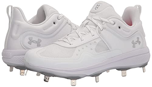 Under Armour Women's Glyde MT, White (100)/White, 8.5 M US