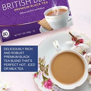 Tetley British Blend Premium Black Tea, 320 Tea Bags, Rainforest Alliance Certified, 320 Count (Pack of 1)