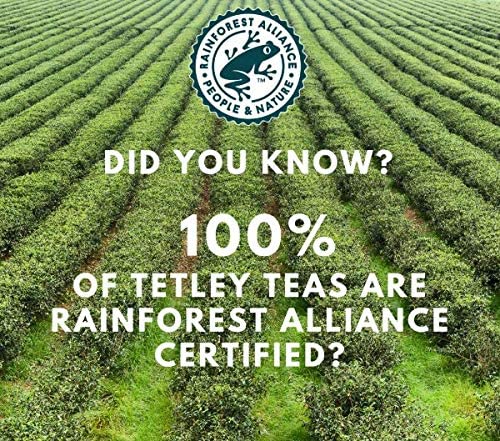 Tetley British Blend Premium Black Tea, 320 Tea Bags, Rainforest Alliance Certified, 320 Count (Pack of 1)