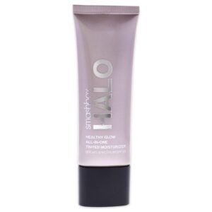 Halo Healthy Glow All-In-One Tinted Moisturizer SPF 25 with Hyaluronic Acid, Light to Medium Coverage, Dewy Finish, Oil-free, Sweat and Humidity Resistant