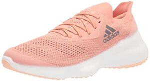 adidas women's futurenatural running shoe, ambient blush/grey/wonder white, 9.5