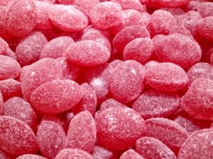 claeys wild cherry bulk sanded candy drops - 2 lbs of fresh delicious candy