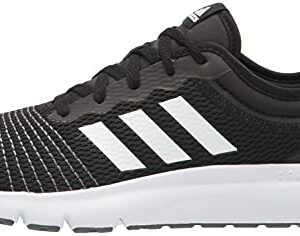 adidas Women's Flex 2 Running Shoe, Black/White/Grey, 8.5