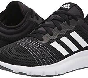 adidas Women's Flex 2 Running Shoe, Black/White/Grey, 8.5