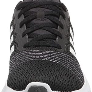 adidas Women's Flex 2 Running Shoe, Black/White/Grey, 8.5