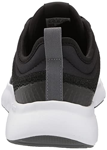 adidas Women's Flex 2 Running Shoe, Black/White/Grey, 8.5