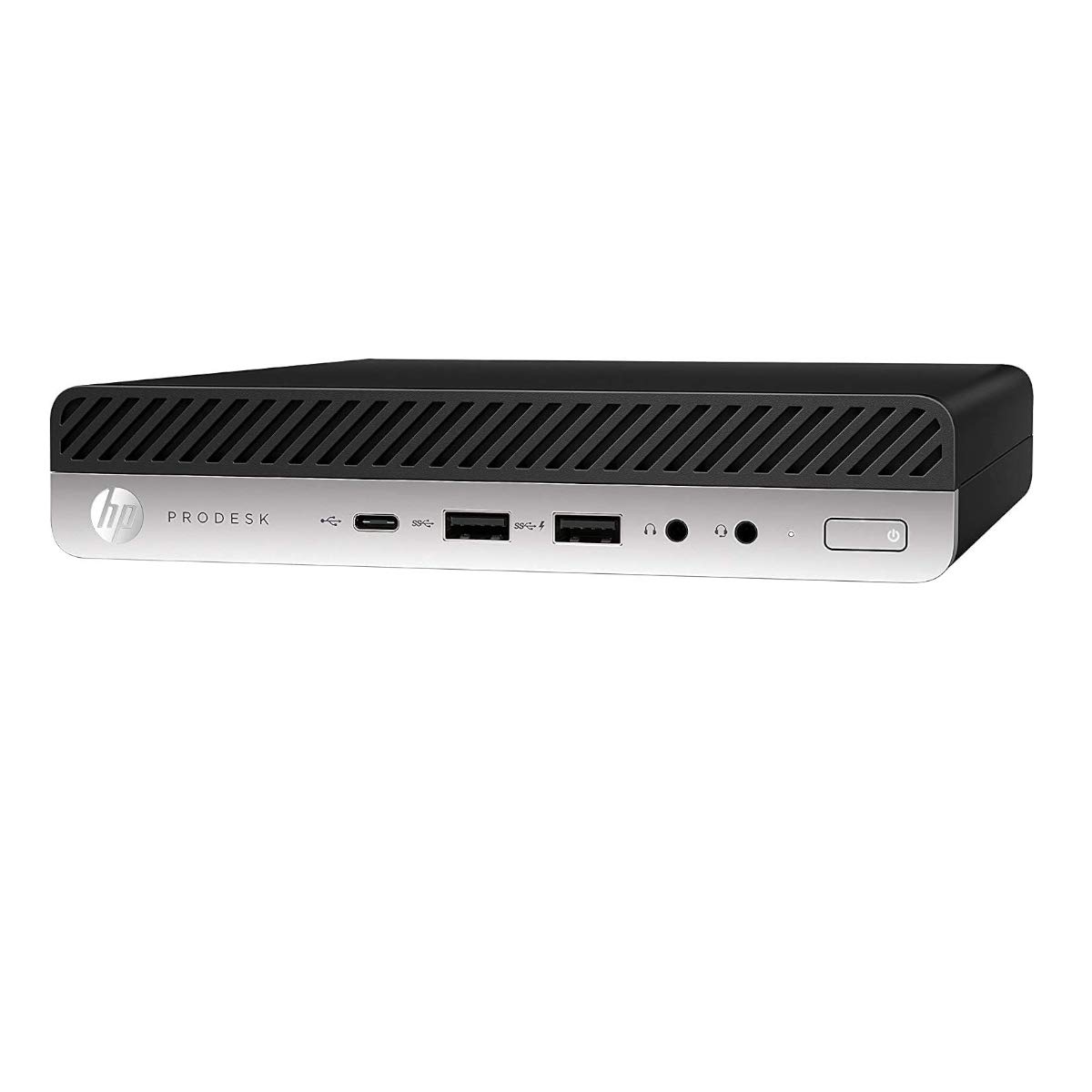 HP ProDesk 600 G4 Mini, Intel Core i5-8500T 6-Core up to 3.5GHz, 8GB RAM, 128GB M.2 PCIe NVMe SSD, USB-C, Intel UHD Graphics 630 (Supports 4K), Display Port, VGA, WiFi & BT, Windows 10 Pro (Renewed)