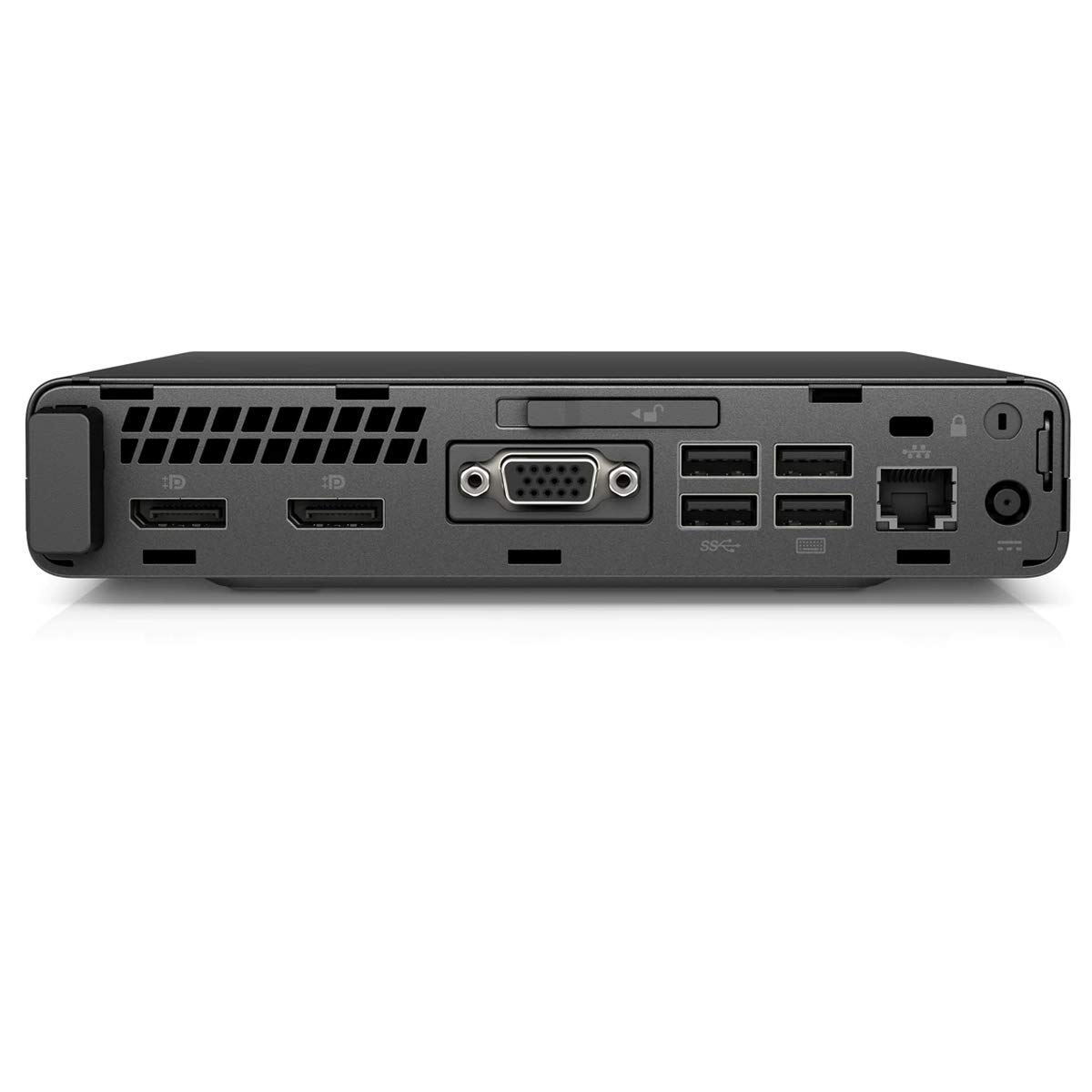 HP ProDesk 600 G4 Mini, Intel Core i5-8500T 6-Core up to 3.5GHz, 8GB RAM, 128GB M.2 PCIe NVMe SSD, USB-C, Intel UHD Graphics 630 (Supports 4K), Display Port, VGA, WiFi & BT, Windows 10 Pro (Renewed)