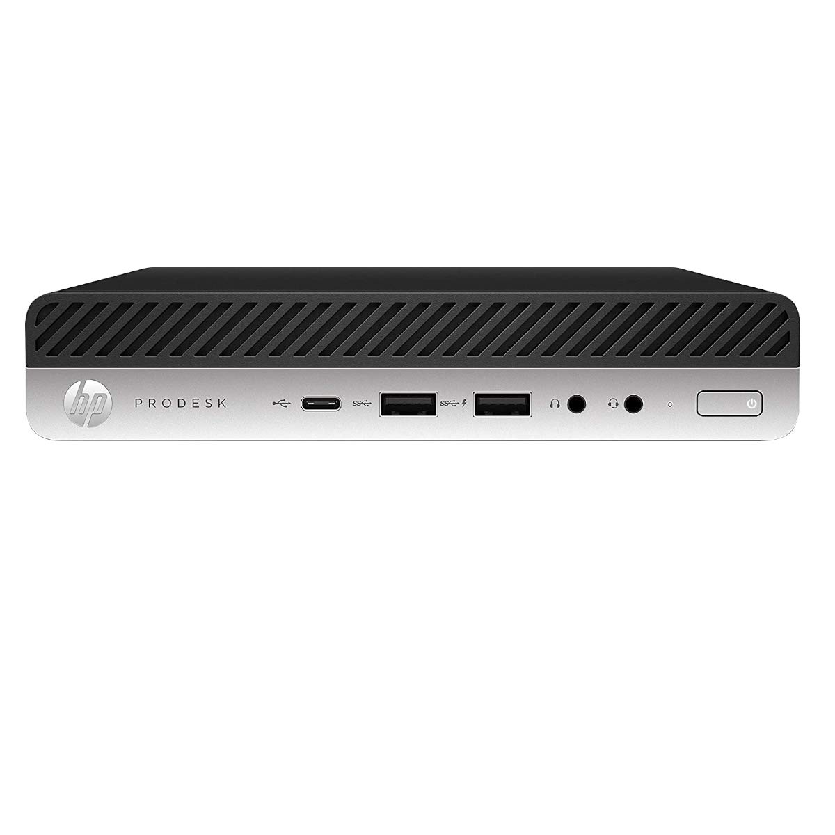 HP ProDesk 600 G4 Mini, Intel Core i5-8500T 6-Core up to 3.5GHz, 8GB RAM, 256GB M.2 PCIe NVMe SSD, USB-C, Intel UHD Graphics 630 (Supports 4K), Display Port, VGA, WiFi & BT, Windows 10 Pro (Renewed)