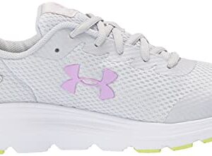 Under Armour Unisex Big Kid Grade School Surge 2, Halo Gray (109)/White, 7