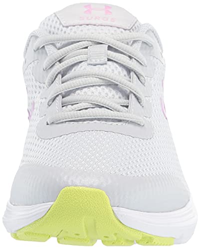 Under Armour Unisex Big Kid Grade School Surge 2, Halo Gray (109)/White, 7