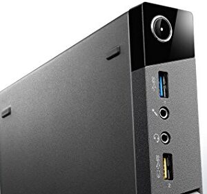 Lenovo ThinkCentre M73P Tiny Desktop, Intel Dual-Core 2.6GHz, 4GB RAM, 500GB HDD, 4K 2-Monitor Support, DisplayPort, HDMI, VGA, AC Wi-Fi, Bluetooth - Windows 10 Pro (RENEWED)