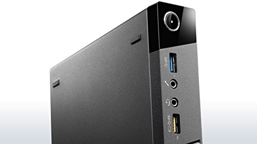 Lenovo ThinkCentre M73P Tiny Desktop, Intel Dual-Core 2.6GHz, 4GB RAM, 500GB HDD, 4K 2-Monitor Support, DisplayPort, HDMI, VGA, AC Wi-Fi, Bluetooth - Windows 10 Pro (RENEWED)