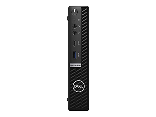 Dell OptiPlex 5000 5080 Desktop Computer - Intel Core i7 10th Gen i7-10700 Octa-core (8 Core) 2.90 GHz - 16 GB RAM DDR4 SDRAM - 256 GB SSD - Micro PC - Windows 10 Pro 64-bit - Intel UHD Graphics 630 D