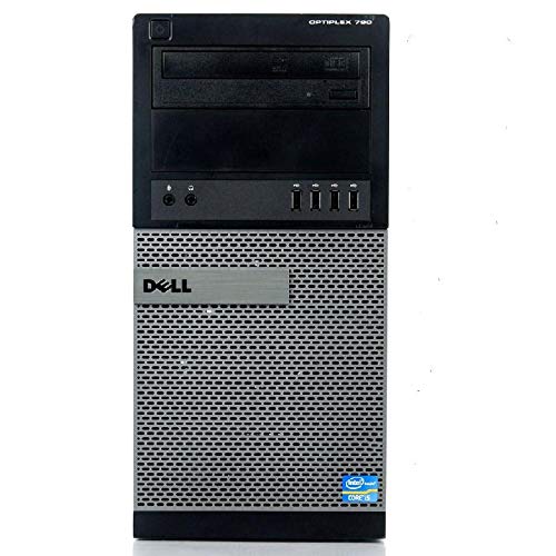 Dell Optiplex 790 Tower Desktop Computer - Quad Core Intel i5 2nd Gen, 8GB DDR3 RAM, 500GB HDD, Keyboard, Mouse, Wireless WiFi, Windows 10 Home (Renewed)