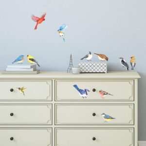 DECOWALL DS2-8042 Little Birds Wall Stickers Wall Decals Peel and Stick Removable Wall Stickers for Kids Nursery Bedroom Living Room (Small)