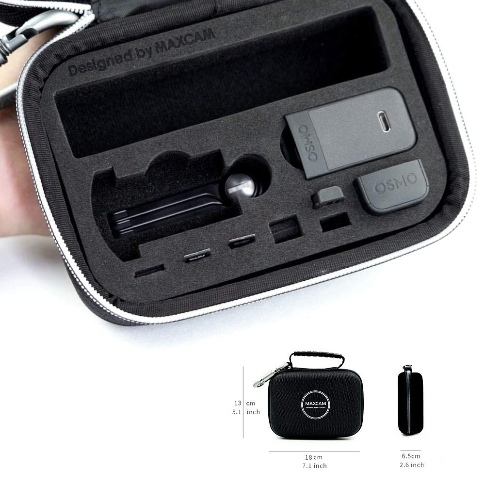 MAXCAM Carrying Small Case Compatible with DJI Pocket 2