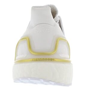 adidas Women's Ultraboost 20 Athletic Running Shoes, White/White/Gold Metallic, 8.5