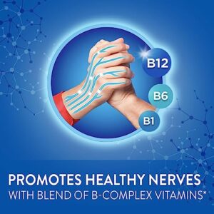 Nervive Nerve Relief, with Alpha Lipoic Acid, to help Reduce Nerve Aches, Weakness, & Discomfort in Fingers, Hands, Toes, & Feet*†, ALA, Vitamins B12, B6, & B1, Turmeric, Ginger, 30 Daily Tablets