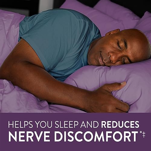 Nervive Nerve Relief PM, with Alpha Lipoic Acid, to help Reduce Nerve Aches, Weakness, & Discomfort in Fingers, Hands, Toes & Feet*†, Vitamins B1&B6, Melatonin, Chamomile, Lavender, 30 Nightly Tablets