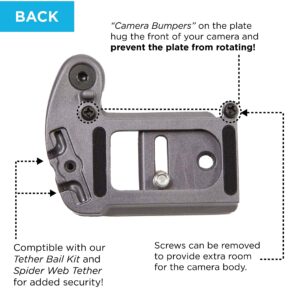 Spider Holster – Spider X Camera Holster Set for Carrying a Professional Mirrorless Camera with Included Clip-On Self-Locking Camera Holster – Compatible with Any Belt