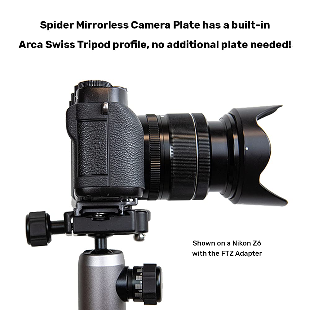 Spider Holster – Spider X Camera Holster Set for Carrying a Professional Mirrorless Camera with Included Clip-On Self-Locking Camera Holster – Compatible with Any Belt