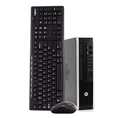 HP Elite 8300 Ultra Small Desktop Computer PC, Intel Quad Core i5, 16GB RAM, 512GB SSD, Windows 10, New Periphio Keyboard & Mouse, New 16GB Flash Drive, DVD, WiFi (Renewed)