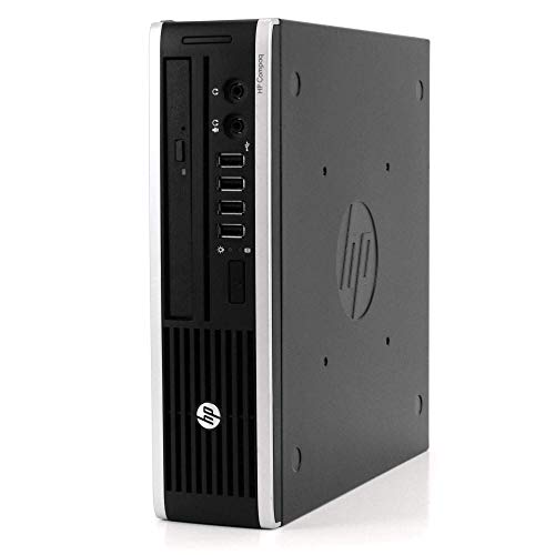 HP Elite 8300 Ultra Small Desktop Computer PC, Intel Quad Core i5, 16GB RAM, 512GB SSD, Windows 10, New Periphio Keyboard & Mouse, New 16GB Flash Drive, DVD, WiFi (Renewed)