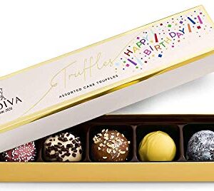 Godiva Chocolatier Birthday Truffles Assorted Chocolate Gift Box, 4.09 Oz (Pack of 6)